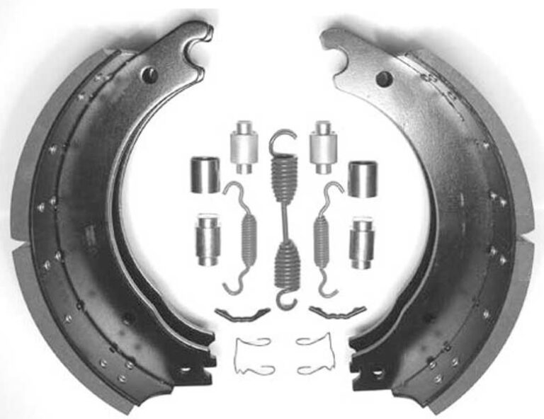 Brake Shoes with lining, 4707Q, 4709Q, 23K Brake Shoe roller kit